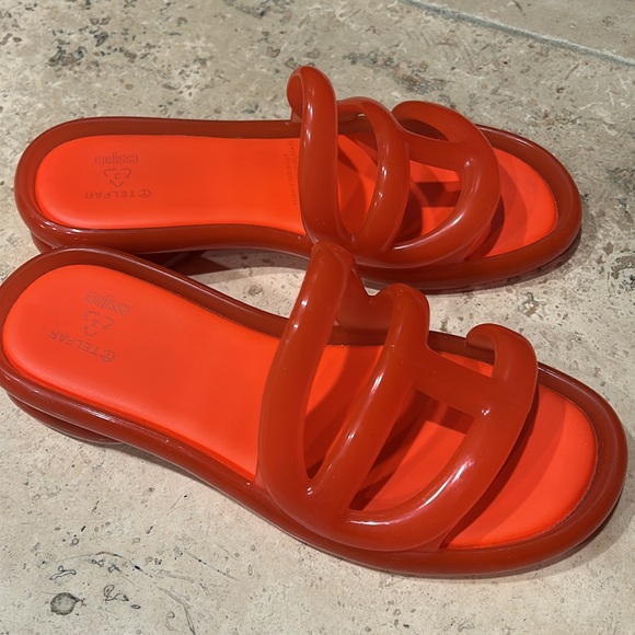 Telfar | Shoes | Orange Telfar X Melissa Slides | Poshmark